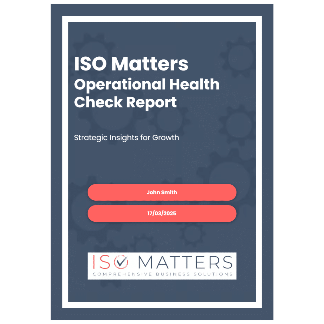 Operational Health Check | ISO Matters